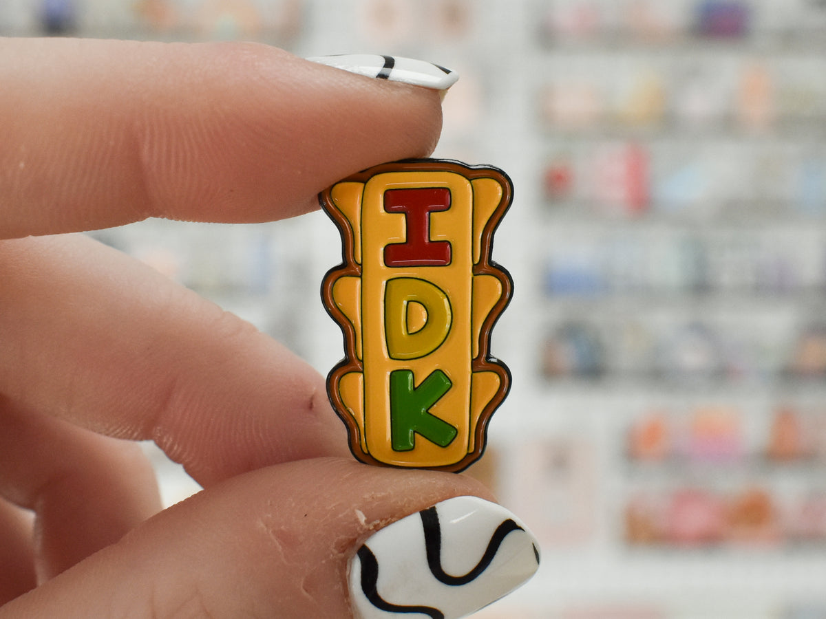 IDK Traffic Light Pin | DBATC Enamel Pin – Kyn You Believe It