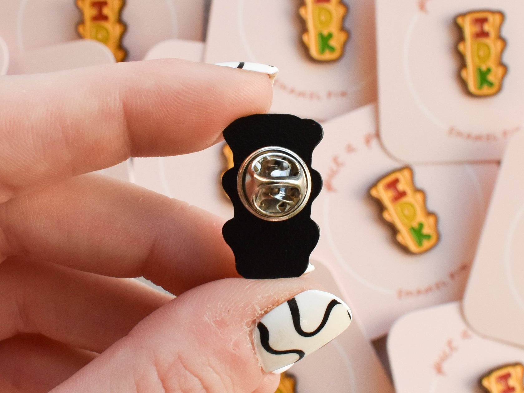 IDK Traffic Light Pin | DBATC Enamel Pin – Kyn You Believe It