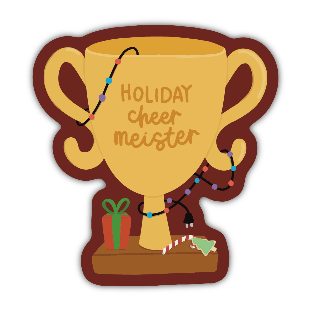 Holiday Cheermeister Sticker | Cute Sticker for Christmas – KynYouBelieveIt