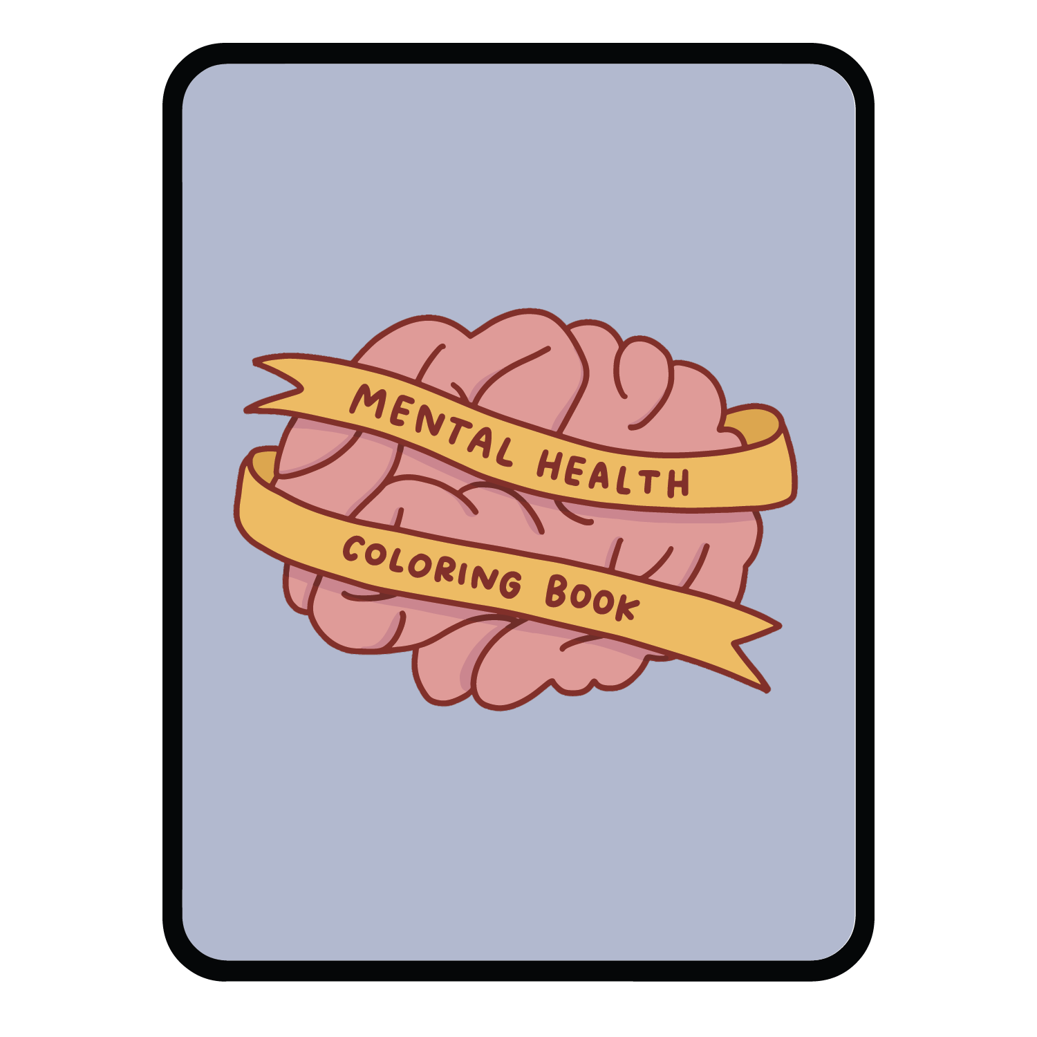 Digital Mental Health Coloring Book | Simple Coloring Sheets ...