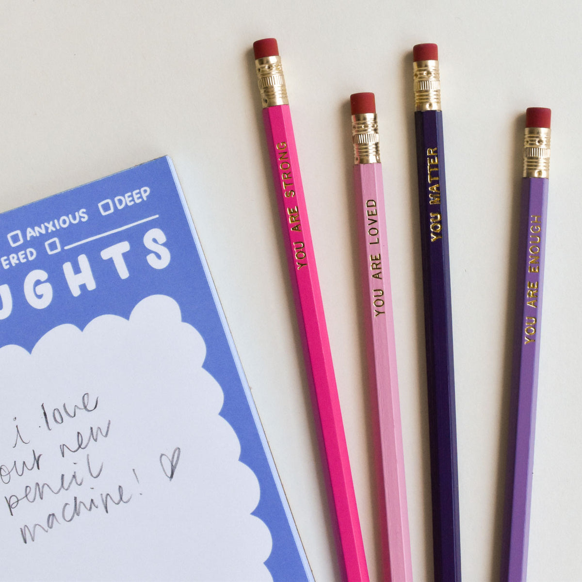 Gentle Reminder Pencil Pack | Mental Health Pencil Pack – Kyn You ...