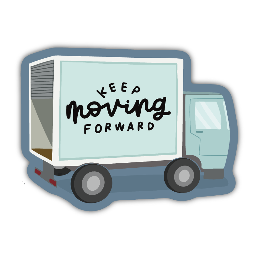 Keep Moving Forward Sticker | Inspirational Laptop Sticker – Kyn You ...
