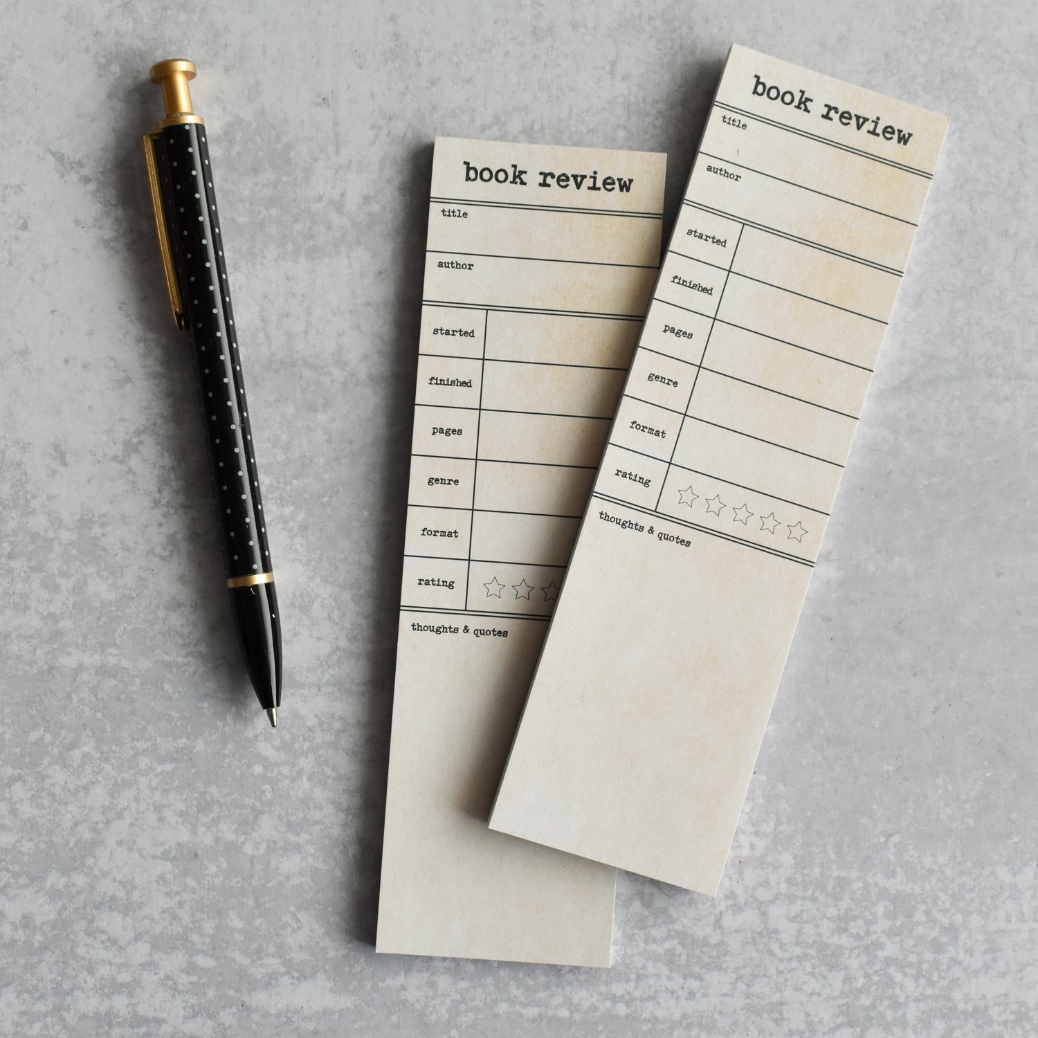Book Review Notepad | Bookmark Notepad – KynYouBelieveIt