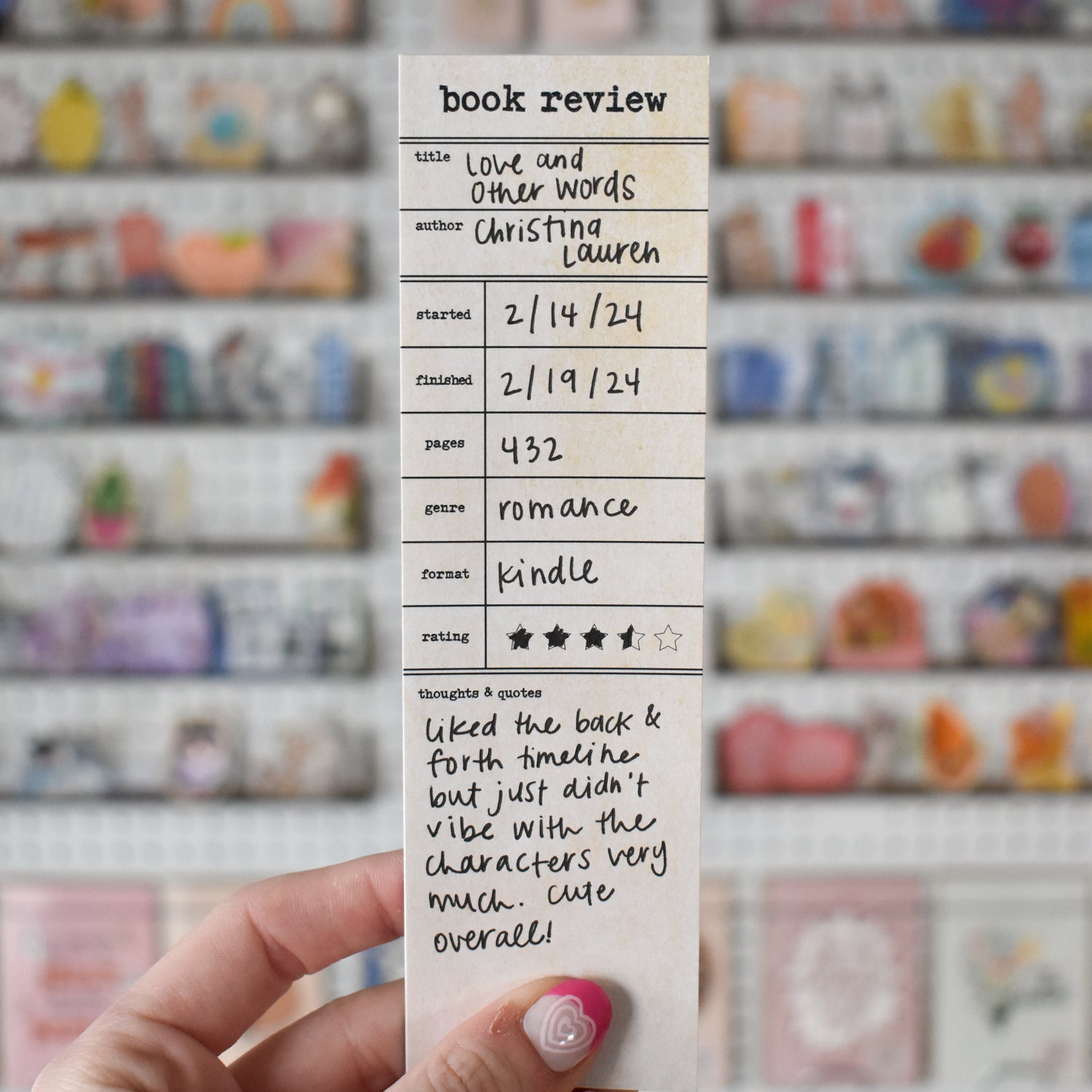 Book Review Notepad | Bookmark Notepad – KynYouBelieveIt
