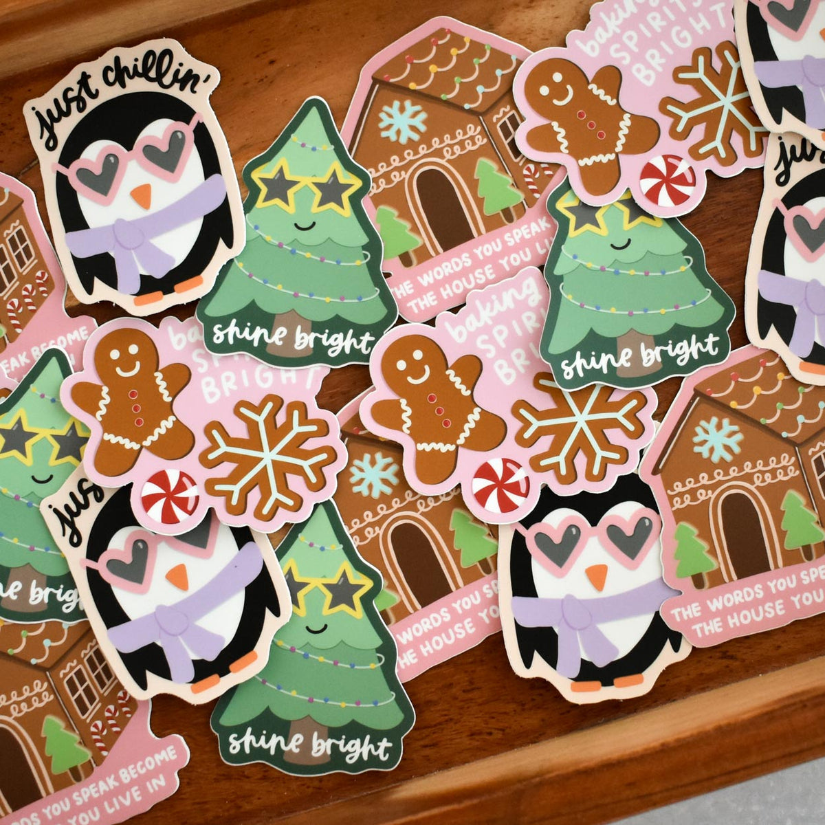 Just Chillin' Sticker | Cute Sticker for Winter – KynYouBelieveIt