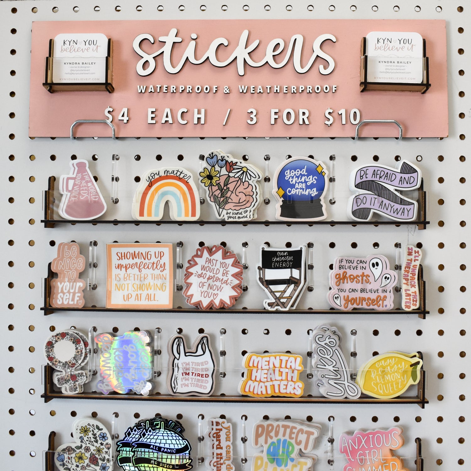 Sticker Ledges – Kyn You Believe It