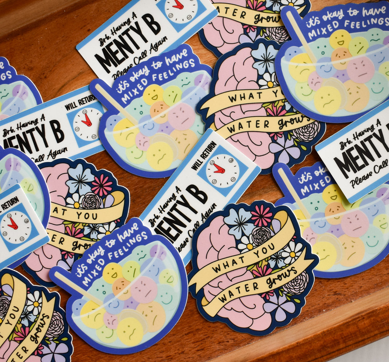 Mixed Feelings Sticker | Cute Mental Health Sticker – KynYouBelieveIt