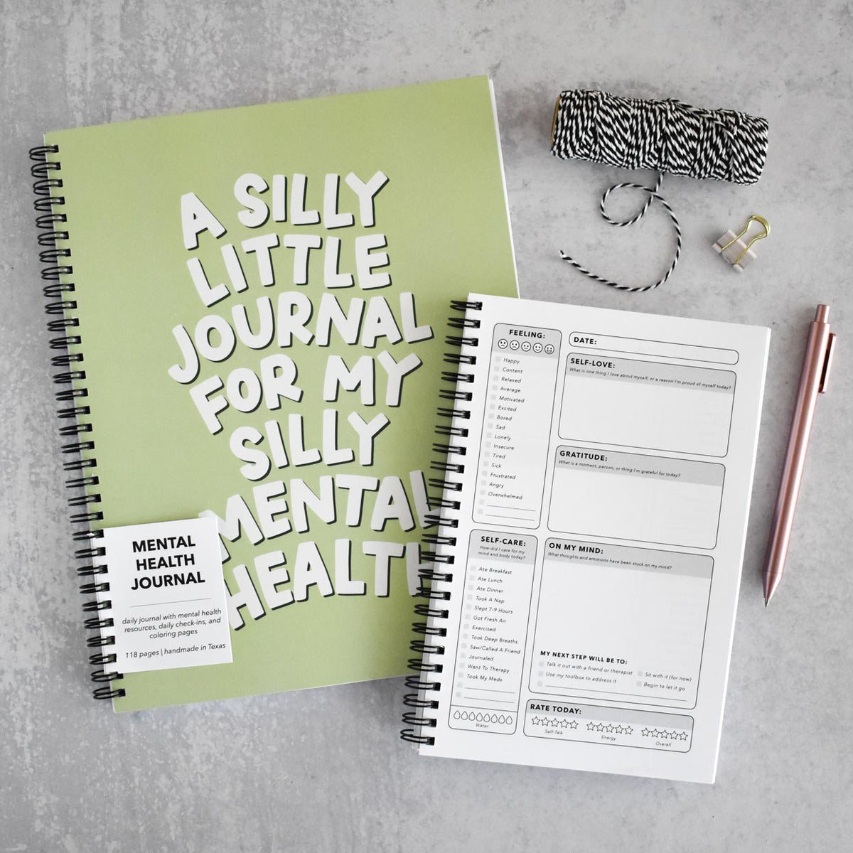 Silly Little Mental Health Journal | Therapy Journal – Kyn You Believe It