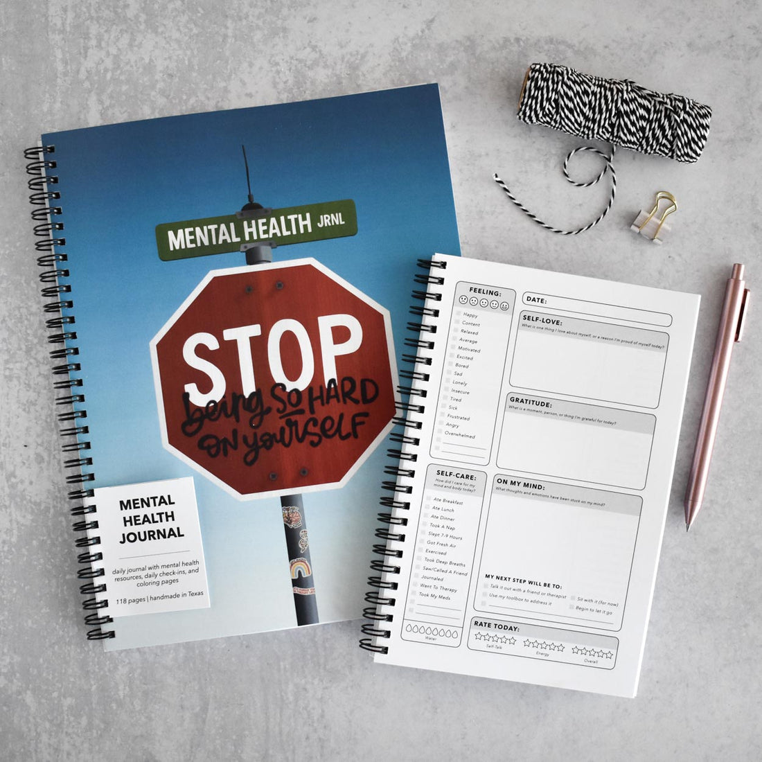 Stop Being So Hard On Yourself Mental Health Journal – KynYouBelieveIt