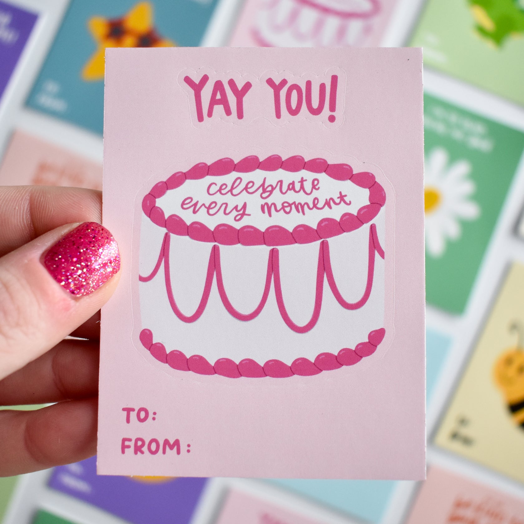 Yay You Sticker Gram | Cute Birthday Gift for Friends – Kyn You Believe It