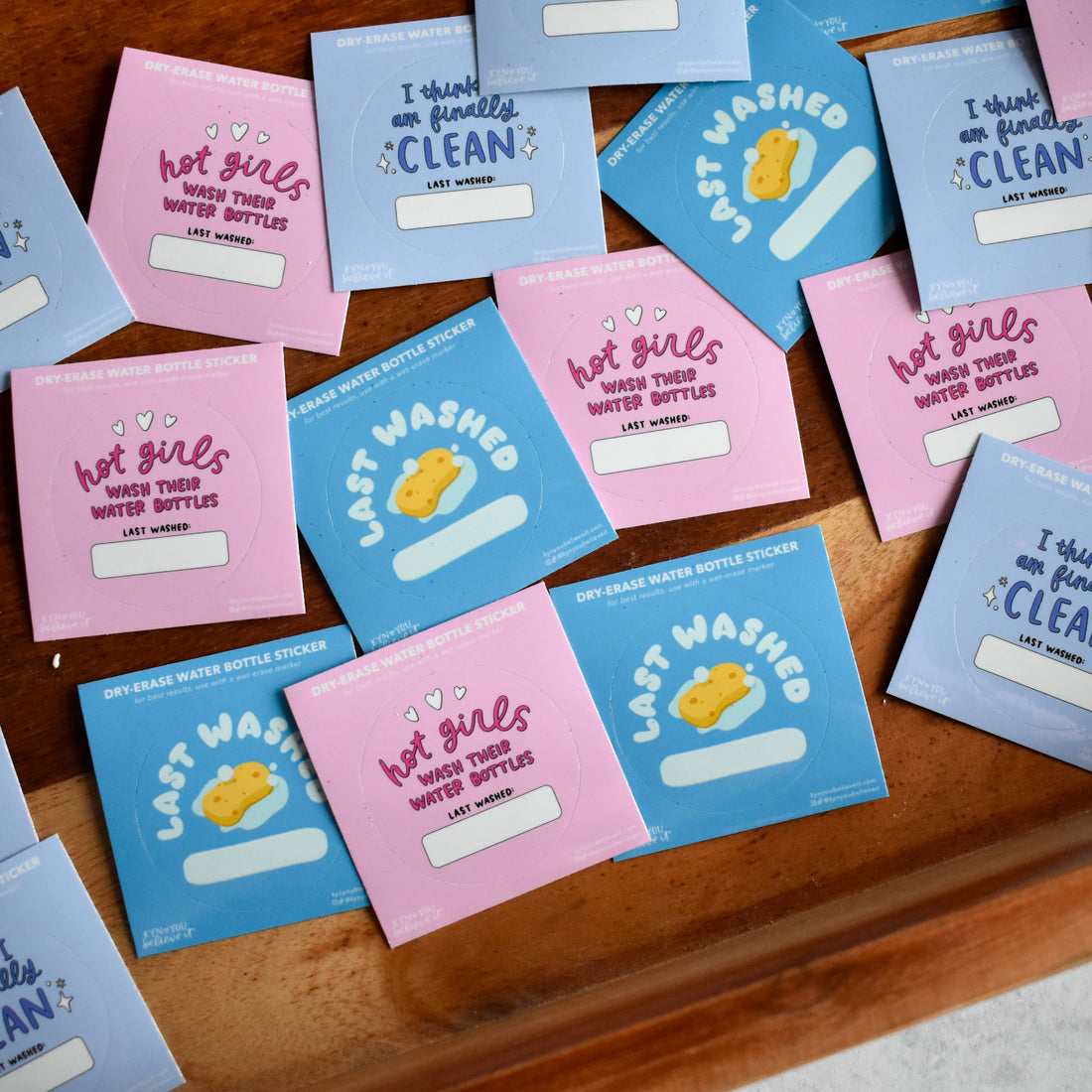 Finally Clean Last Washed Sticker | Unique Water Bottle Stickers ...