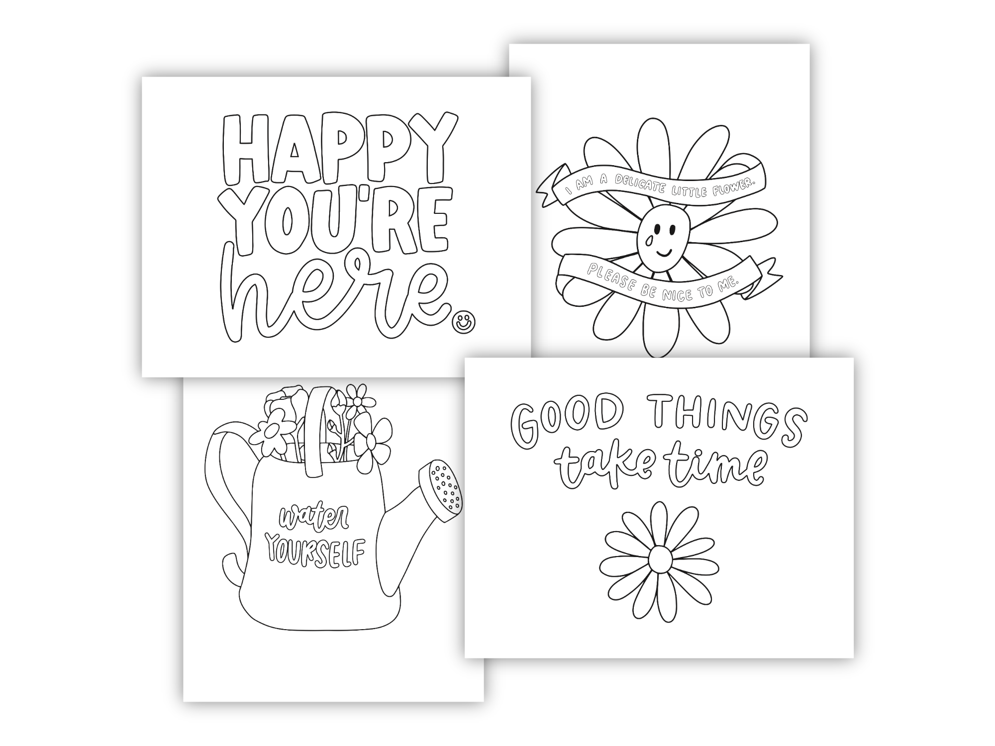 Bloom Coloring Pages | Cute Spring Coloring Sheets – KynYouBelieveIt