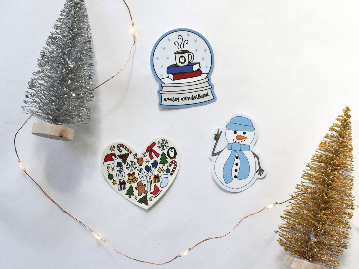 Christmas Heart Sticker – KynYouBelieveIt