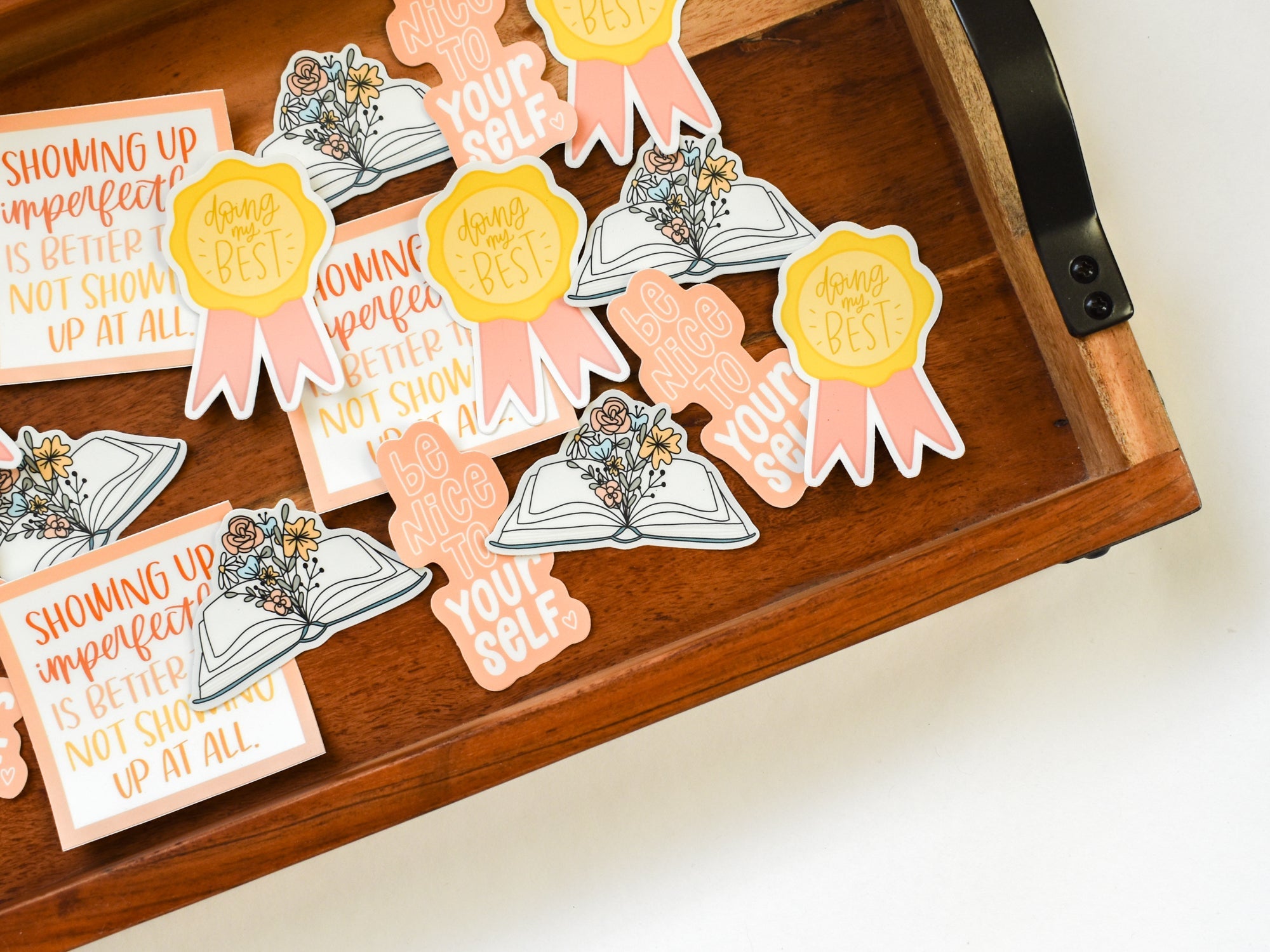 Showing Up Imperfectly Sticker | Inspirational Sticker by KYBI ...