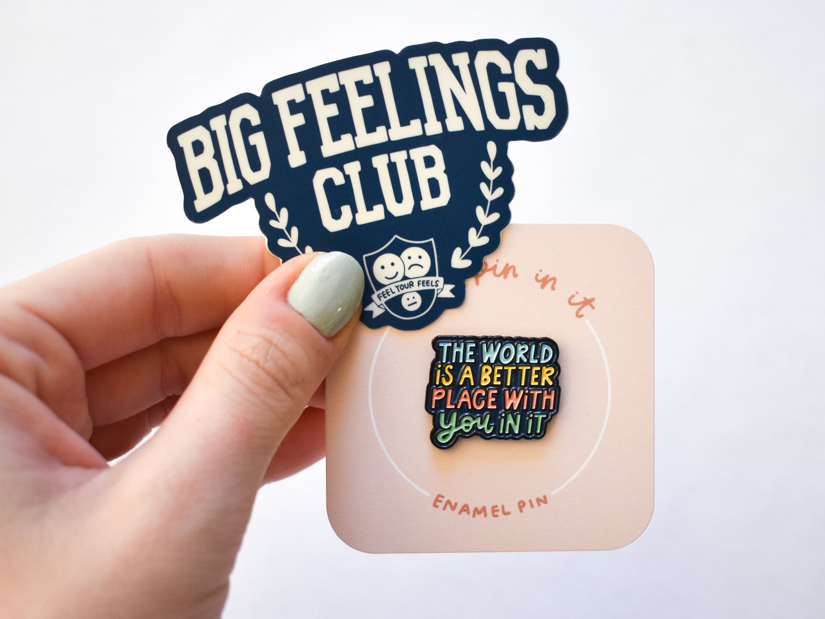 Better With You In It Enamel Pin – Kyn You Believe It